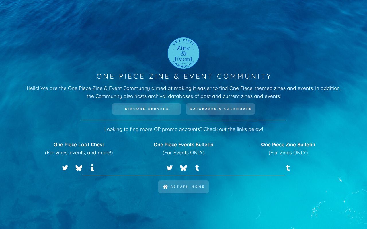 One Piece Zine & Event Community Server